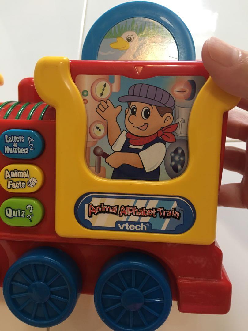 Vtech animal alphabet train: educational toy, Babies & Kids, Infant ...