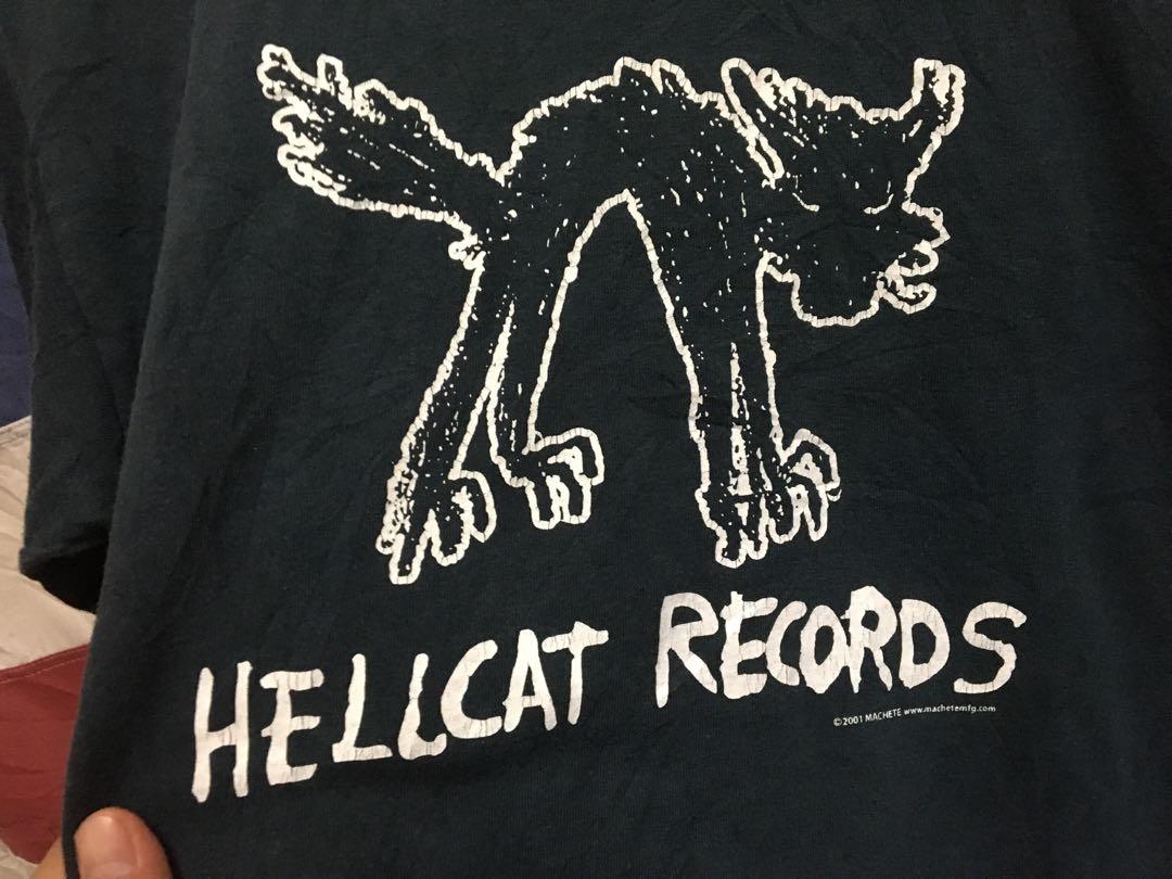 Vtg y2k Hellcat Record, Men's Fashion, Tops & Sets, Formal Shirts on ...