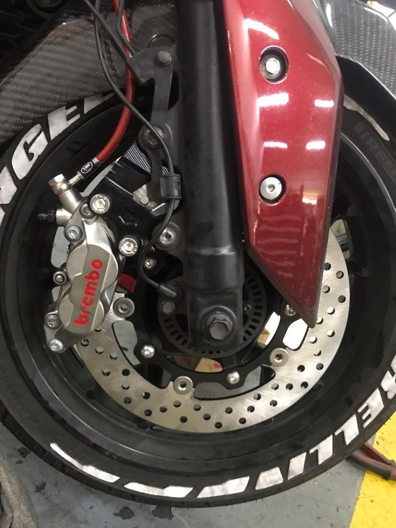 Yamaha xmax 300/250 front disc floating original yamaha scooter ...