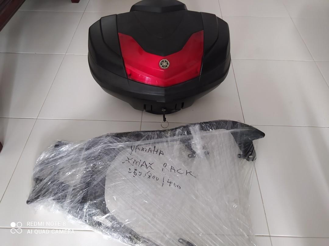 Yamaha xmax and tricity 300 box and rack 50L come together 2key good ...