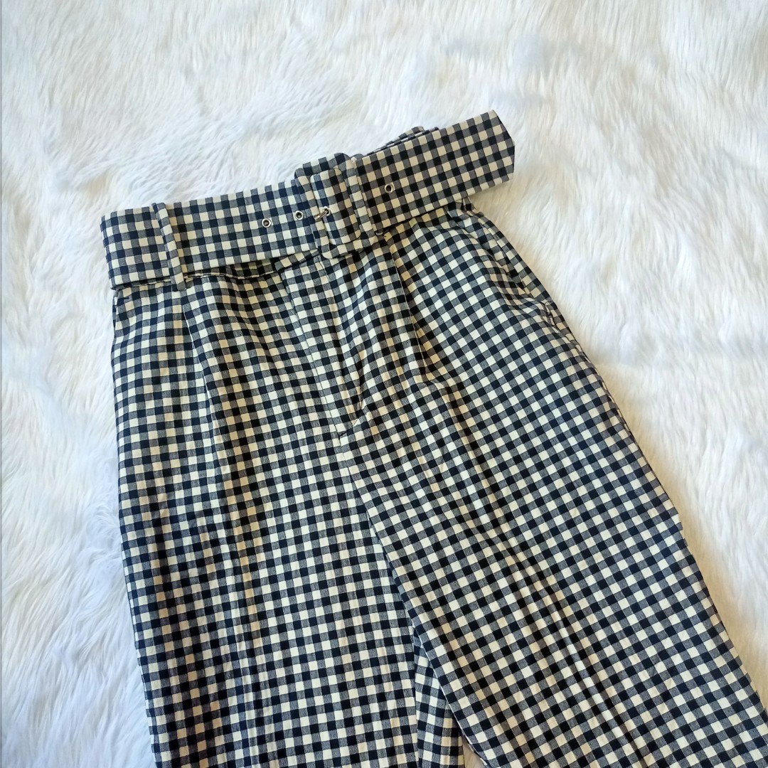 ZARA BASIC Belted Trouser, Women's Fashion, Bottoms, Other Bottoms on ...