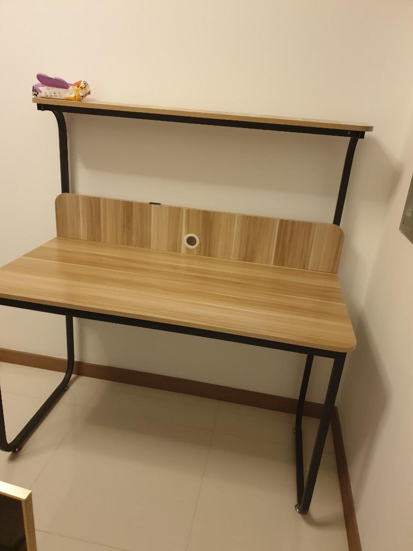 2 tiers Study table, Furniture & Home Living, Furniture, Tables & Sets ...