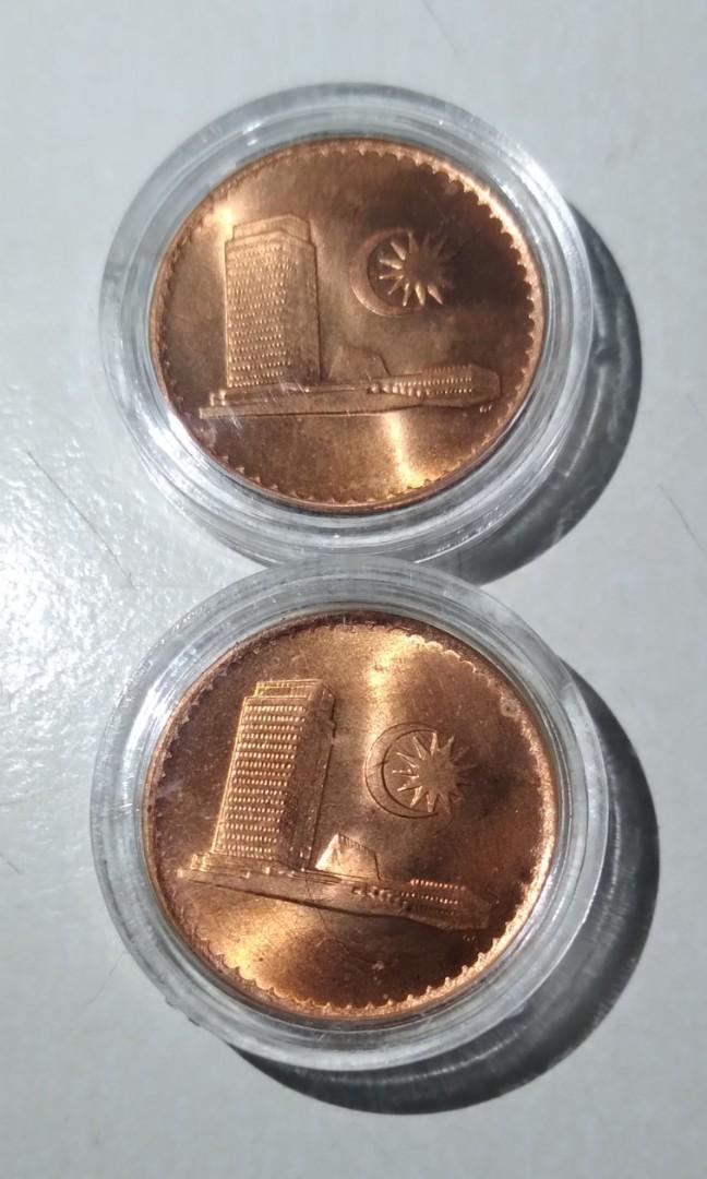 2 x 1979 malaysia 1 cent coin, Hobbies & Toys, Memorabilia & Collectibles, Currency on Carousell