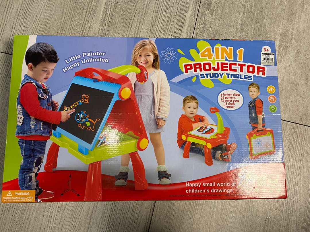 4 in 1 Projectors/ Easel/ Study Table, Hobbies & Toys, Toys & Games on ...