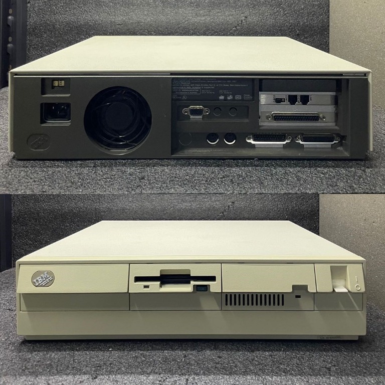 收藏級 IBM 超舊電腦 (35年機齡)｜出產 1987年｜【開機有畫面｜規格不清楚｜如要自用 請自行研究】古董/古玩/復古/電腦主機/台機 ...
