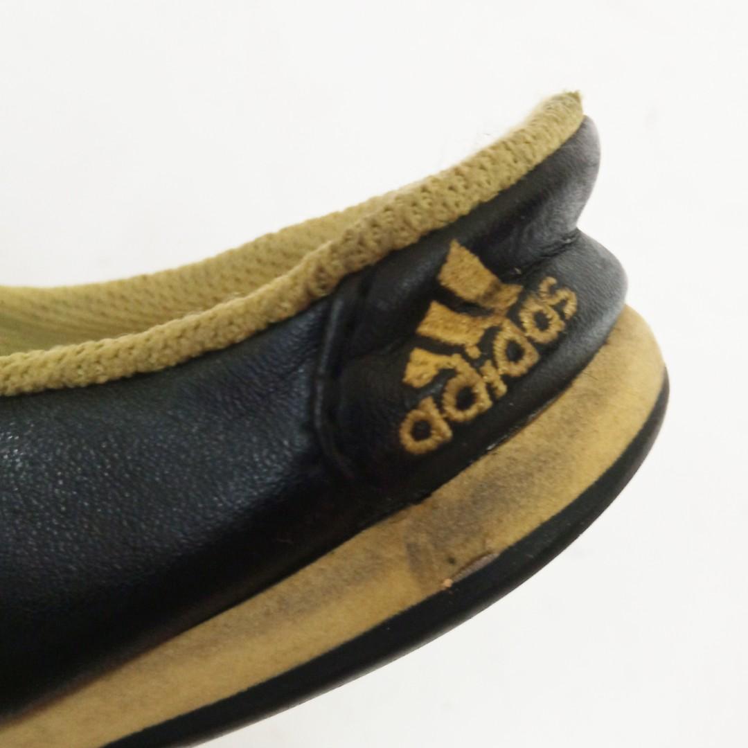 ADIDAS 3 Stripes Gold/Black Shoes US7, Women's Fashion, Footwear, Flats ...