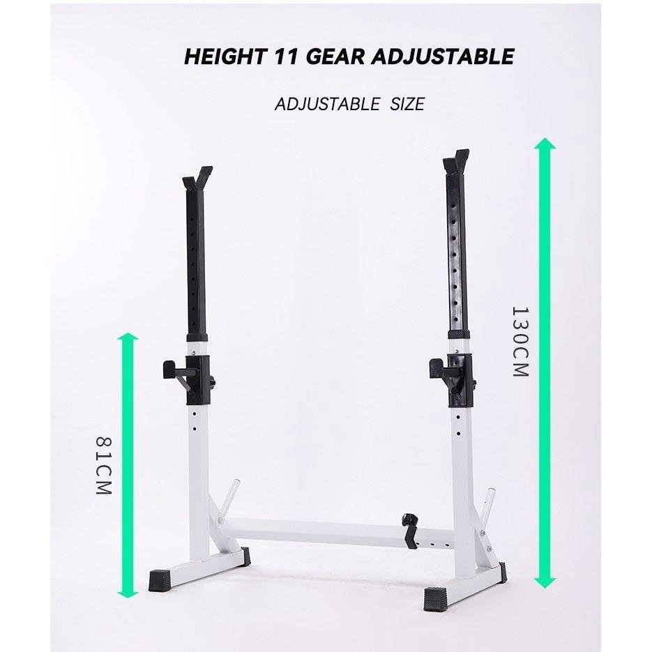 Adjustable Barbell Rack, Sports Equipment, Exercise & Fitness, Cardio ...