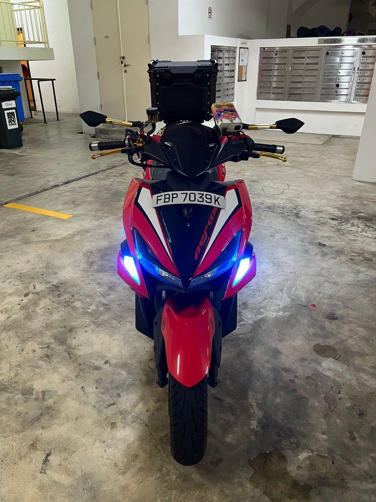 Aerox 2019 keyless, Motorcycles, Motorcycle Accessories on Carousell