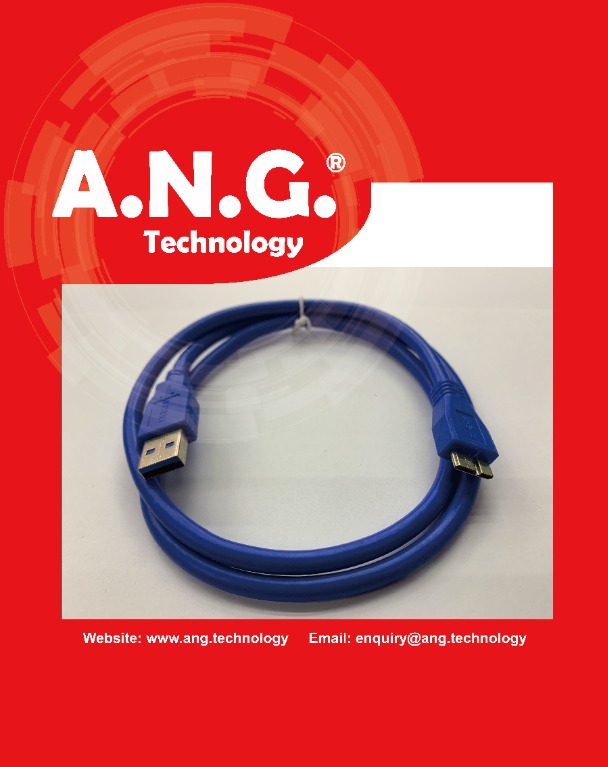 ANG USB3.0 A Male to Micro USB3.0 B Male USB Cable, 電腦＆科技, 電腦周邊及配件, 電腦線 ...