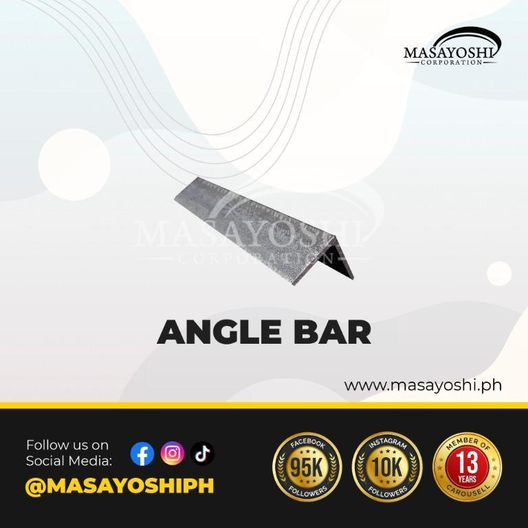 Angle Bar 3/8 x 2 ( 7.0mm ) | Metal | Steel | Angle Iron | L - Bracket ...