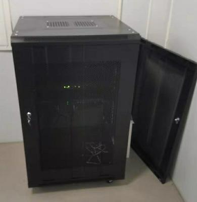 assembled 12U cart for CCTV recorder/ data storage/network server cart ...
