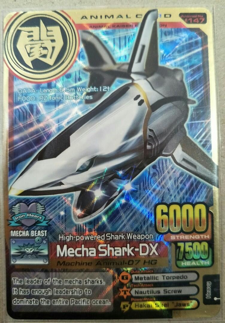 BANDAI Animal Kaiser Evo.4 Animal Card Mecha Shark-DX {Gold Rare ...