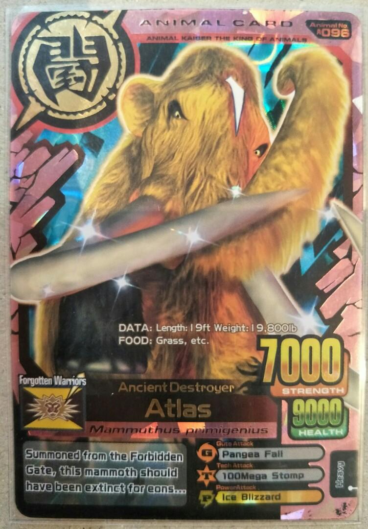 BANDAI Animal Kaiser Ver.6 Animal Card Atlas {Ultra Rare}, Hobbies ...