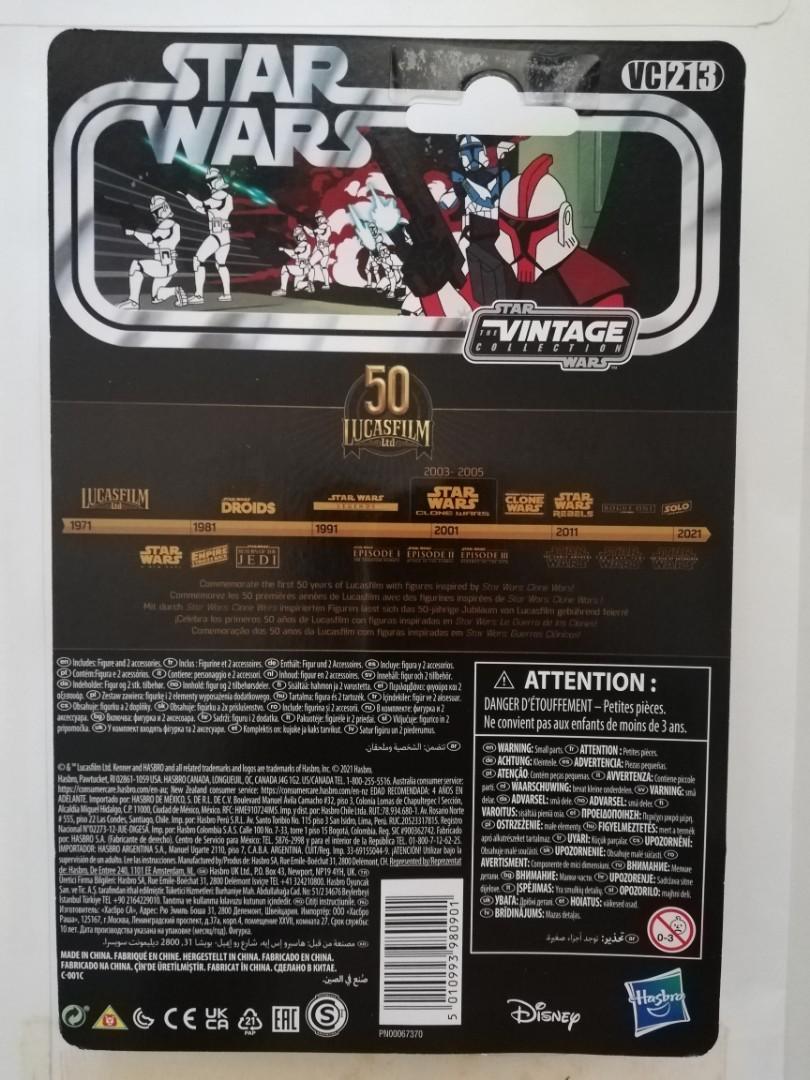 Star Wars ARC Clone Trooper Captain Commander Fordo Cartoon Figure ...