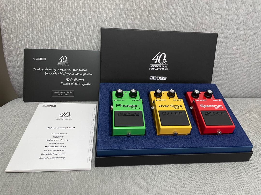 Boss Box-40 Compact Pedal 40th Anniversary Box Set (BRAND NEW), 興趣及遊戲 ...