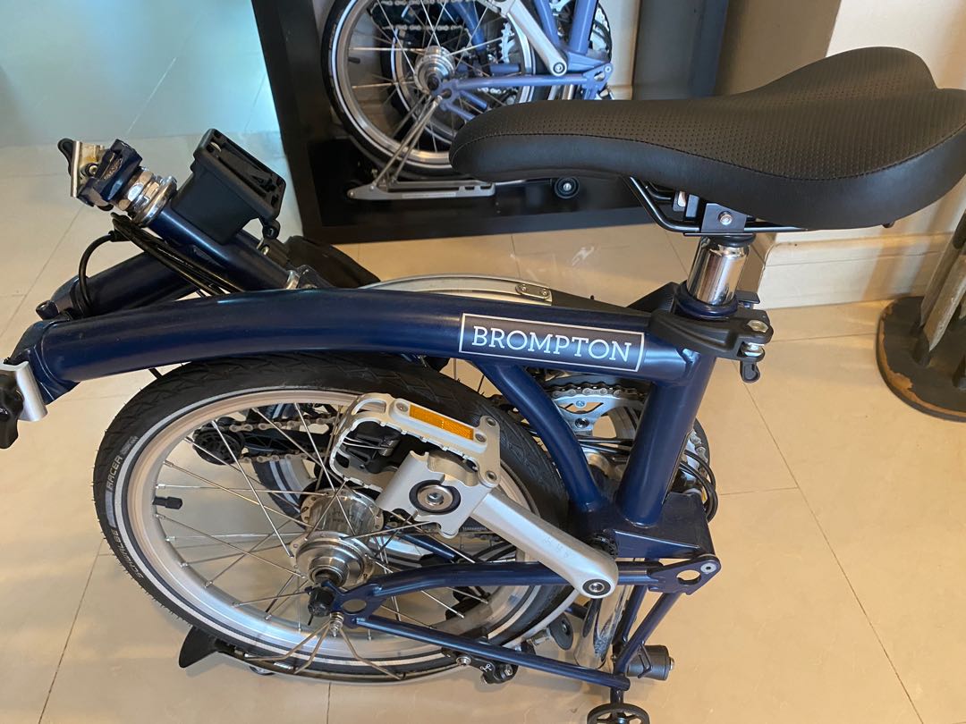 Brompton M6L tempest blue, Sports Equipment, Bicycles & Parts, Bicycles ...