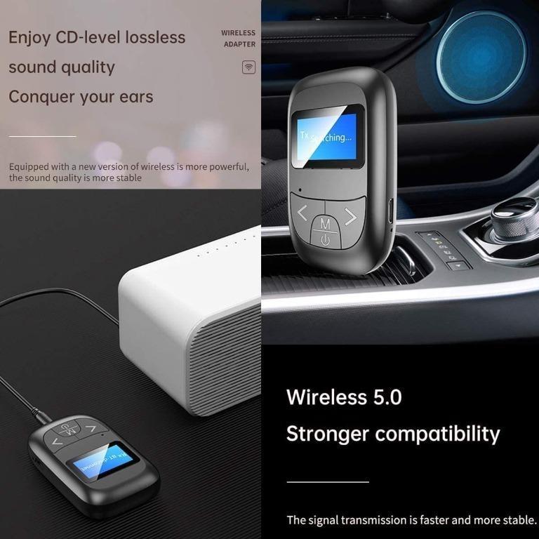 [C5835] Visible Bluetooth Transmitter and Receiver,3-in-1 Wireless ...
