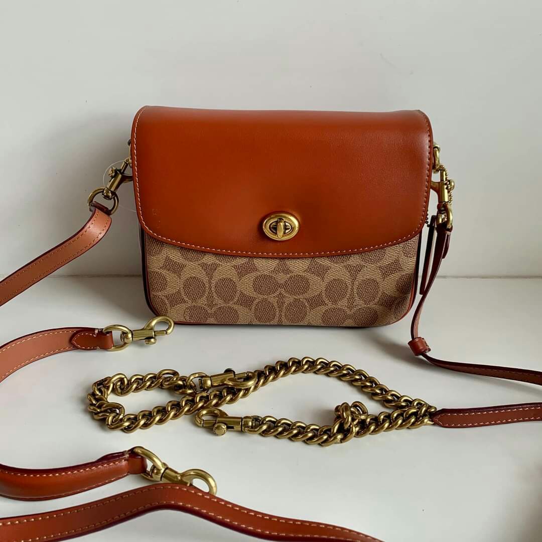 Cassie Signature Coated Canvas Crossbody, Luxury, Bags & Wallets on ...