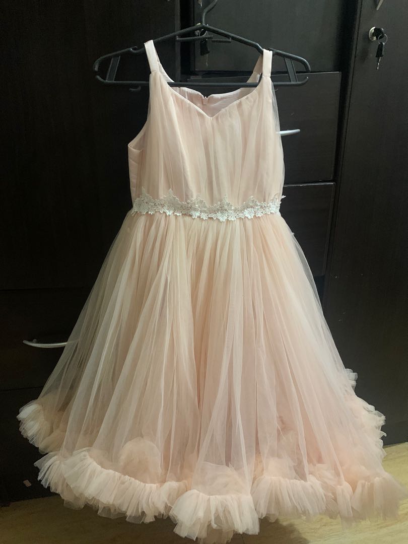 Chiffon gown for kids, Babies & Kids, Babies & Kids Fashion on Carousell