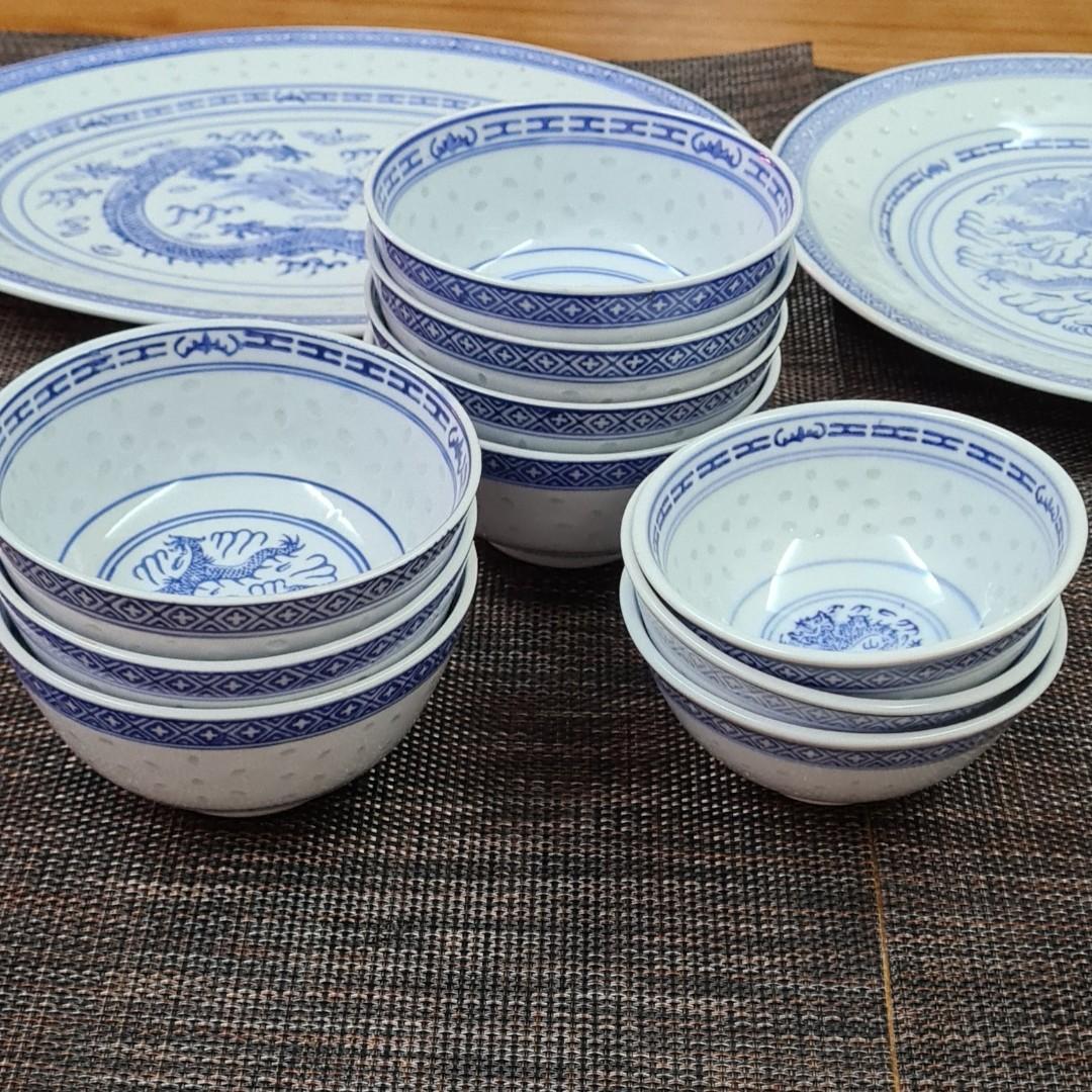 Chinese Dragon Design Dinnerware, Furniture & Home Living, Kitchenware ...