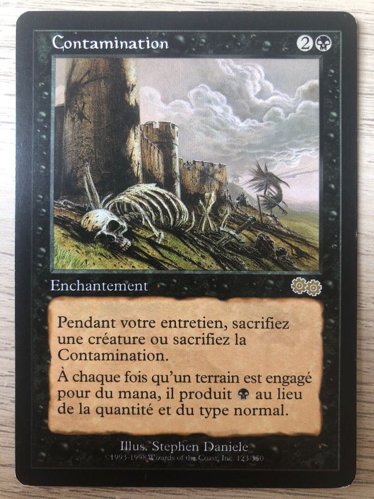 Contamination - Magic the Gathering card, Hobbies & Toys, Toys & Games ...