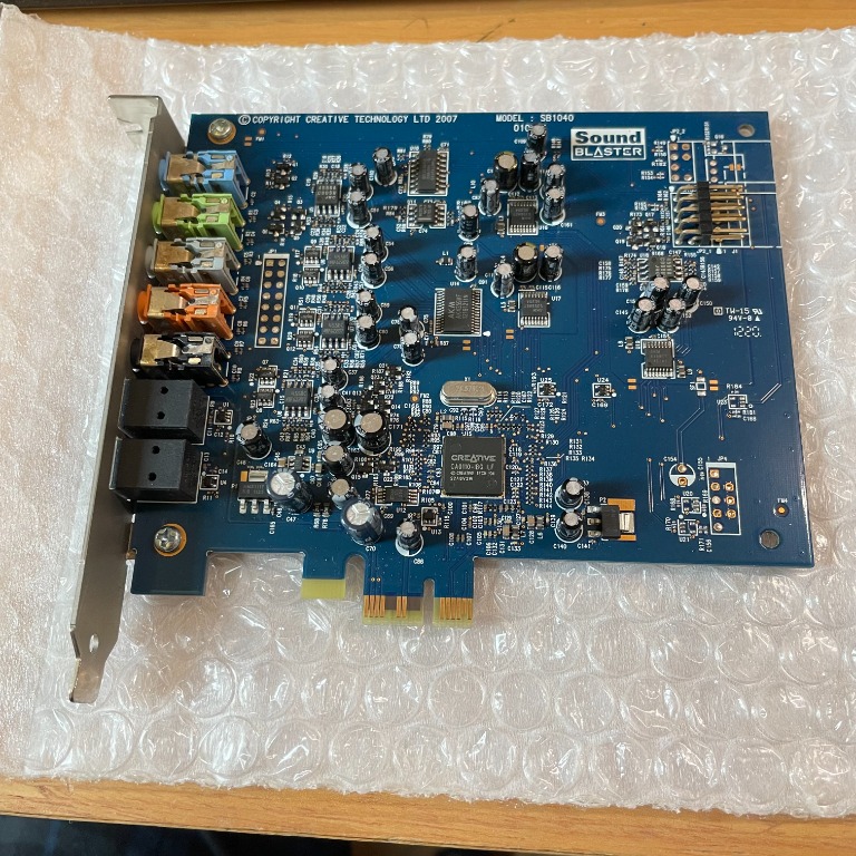 Creative SB1040 Sound Blaster X-fi Xtreme Audio Pci-e, 電腦＆科技, 電腦周邊及配件 ...
