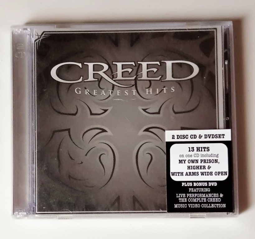 Creed_Greatest Hits CD Compilation + DVD_Factory Sealed_PHL Press_399 ...