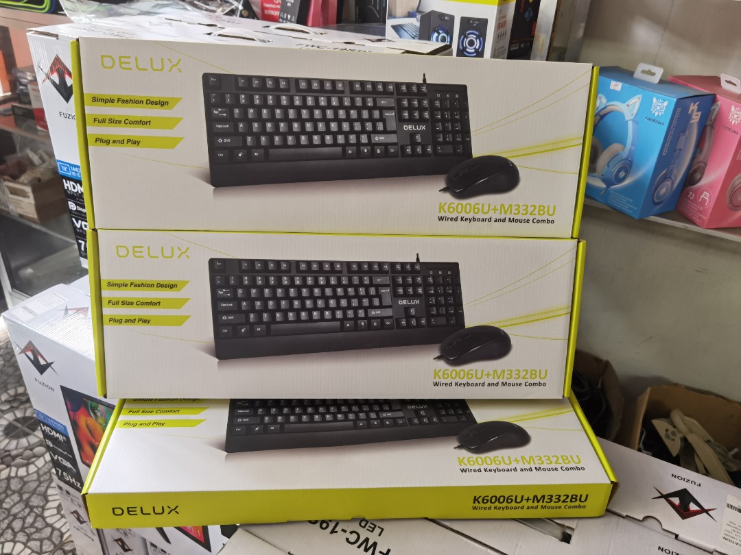 DELUX KEYBOARD & MOUSE, Computers & Tech, Parts & Accessories, Computer ...