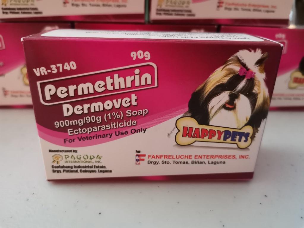 Dermovet Soap 90g Control for Fleas Teaks and Lice, Pet Supplies ...