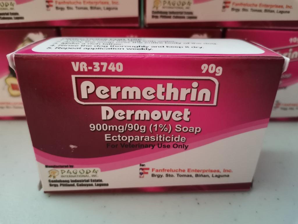 Dermovet Soap 90g Control for Fleas Teaks and Lice, Pet Supplies ...