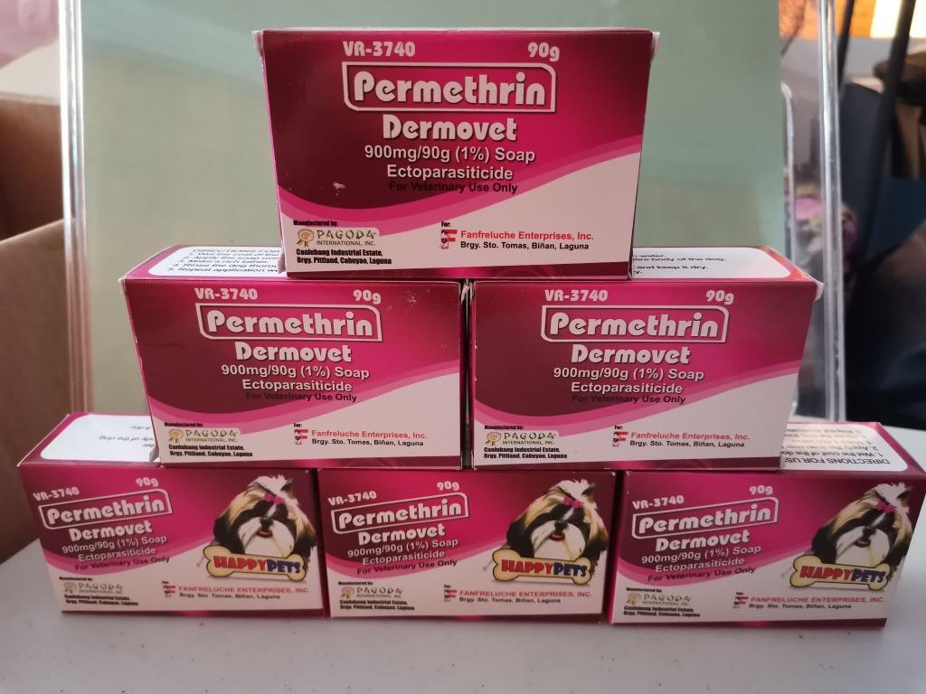 Dermovet Soap 90g Control for Fleas Teaks and Lice, Pet Supplies ...