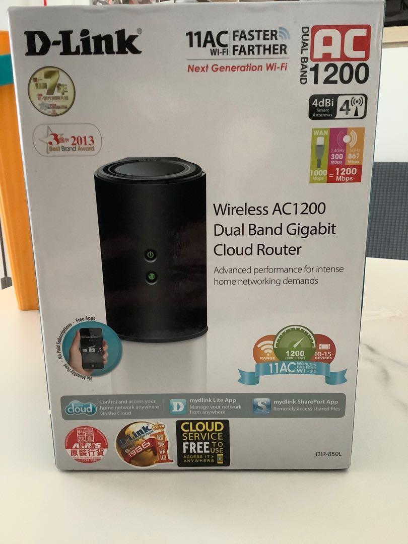 D-Link Cloud Router AC1200, 電腦＆科技, 電腦周邊及配件, Wifi及上網相關產品 - Carousell