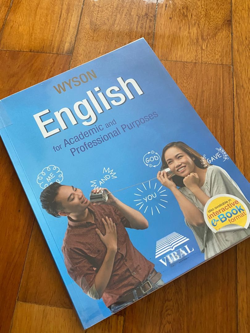 English for Academic and Professional Purposes WYSON - College Entrance ...