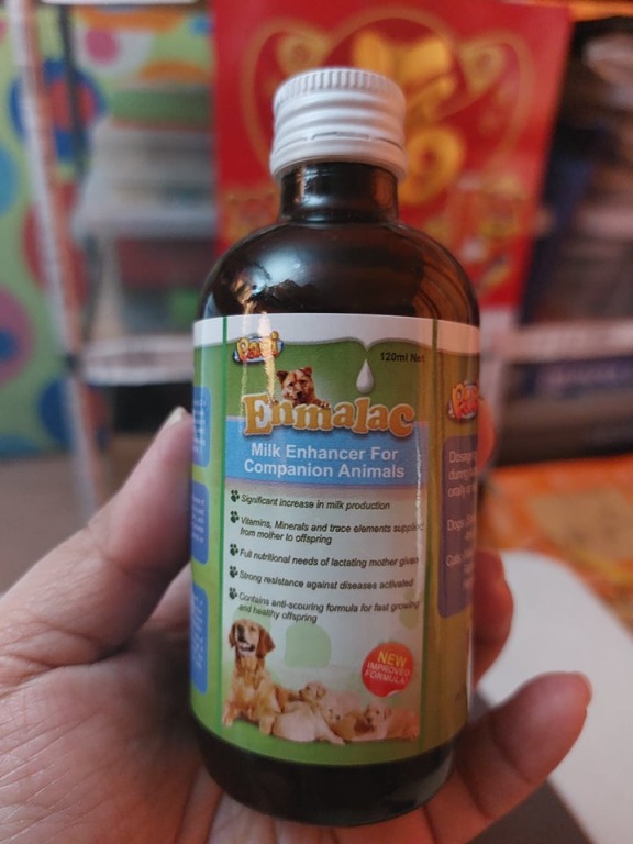 Enmalac Milk Enhancer for Dogs & Cats 120 ml, Pet Supplies, Pet Food on ...