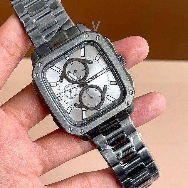 Fossil BQ2657 Multifunction Gunmetal Stainless Steel Silver Dial Analog ...