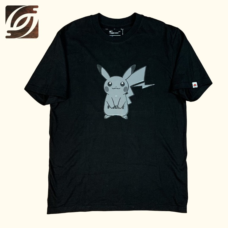 Fragment Design Pokemon "Thunder Bolt Project" Black Pikachu Tee Shirt ...