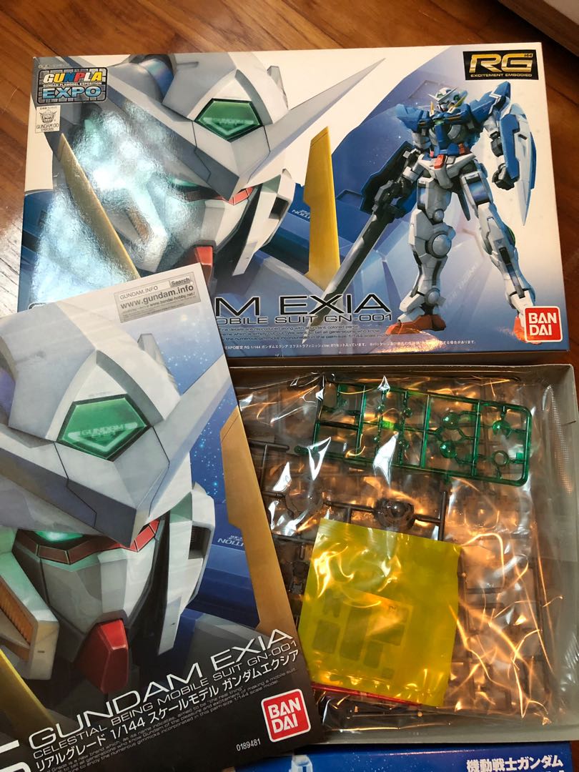 (Gunpla Expo) RG Gundam Exia (Extra Finish), Hobbies & Toys, Toys ...