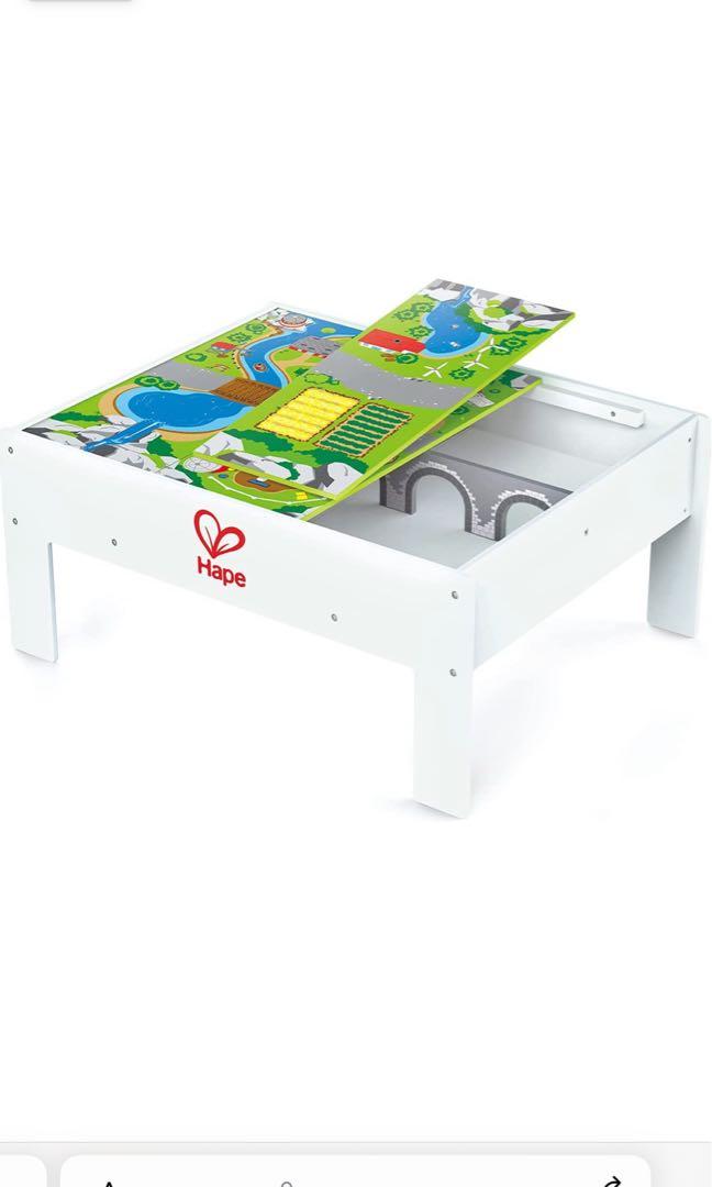 Hape Railway Play and Stow Storage Table for Train and Car sets ...