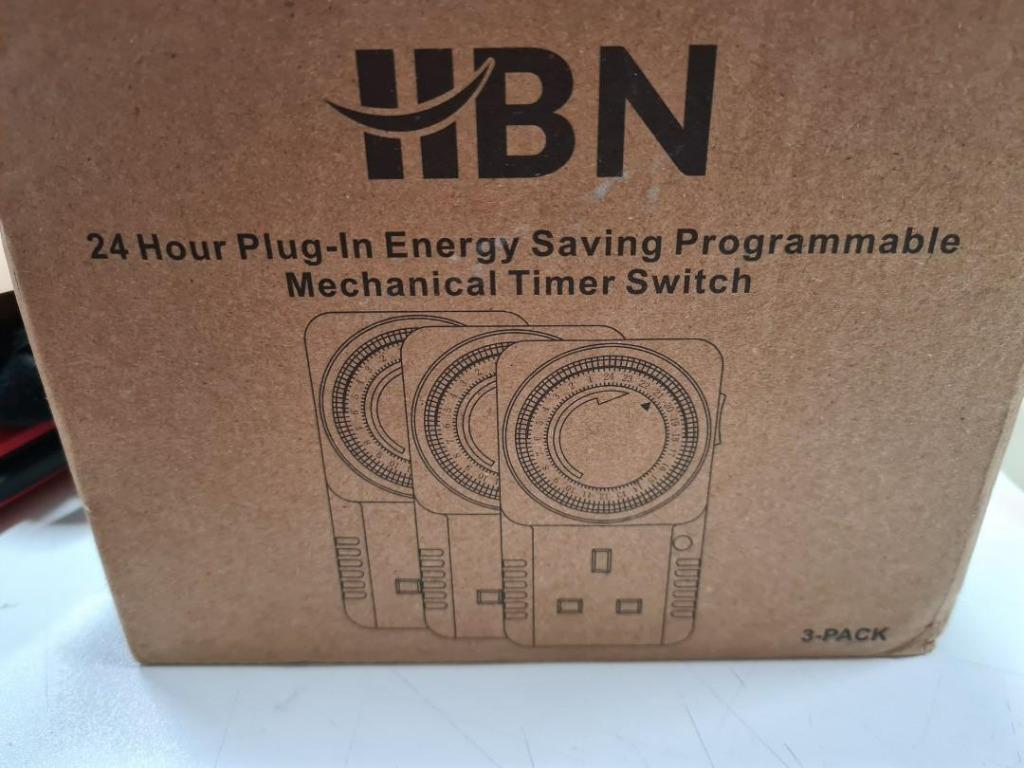 HBN BND-50/E39 Plug-in Energy Saving Programmable Mechanical Timer ...