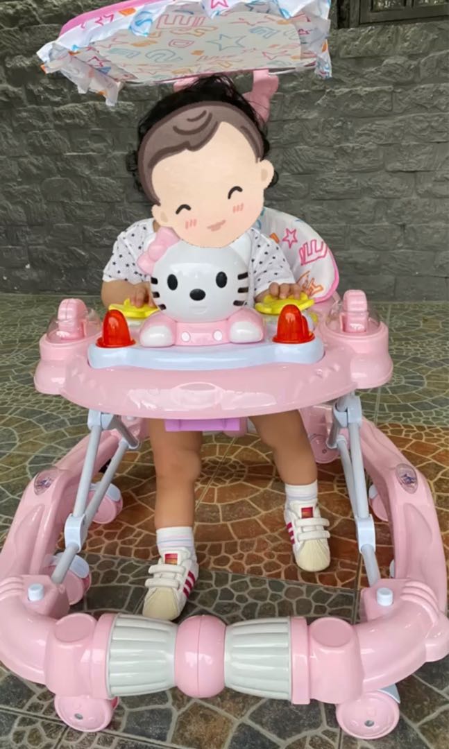 Hello kitty walker, Babies & Kids, Infant Playtime on Carousell