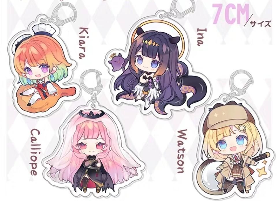 HOLOLIVE Keychains, Hobbies & Toys, Memorabilia & Collectibles, Fan ...