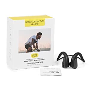 IPX8 WATERPROOF BONE CONDUCTION HEADSET, Audio, Headphones & Headsets on Carousell
