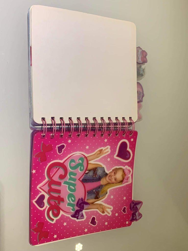 Jojo Siwa Official Notebook, Hobbies & Toys, Toys & Games on Carousell