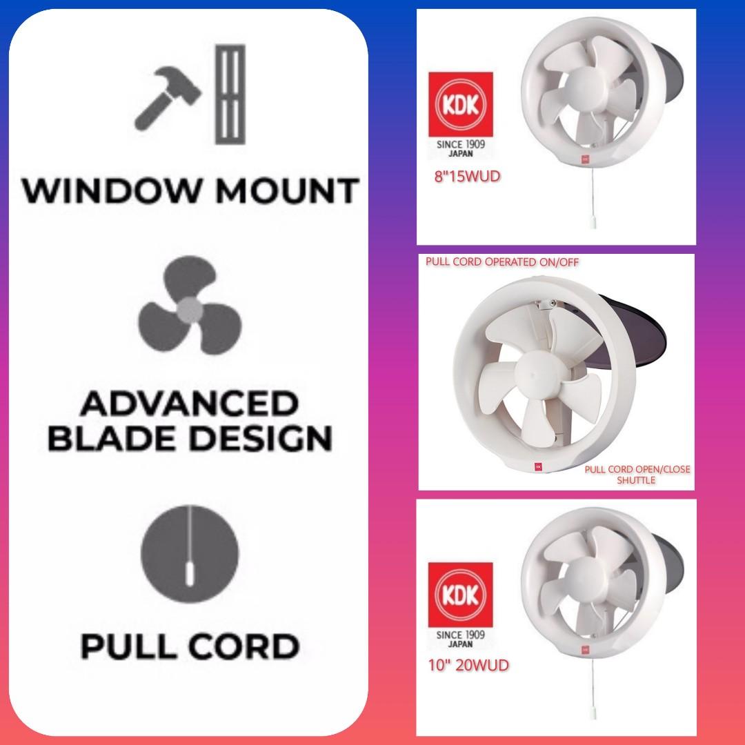 KDK VENTILATION EXHAUST FAN INSTALLATION PACKAGE, Furniture & Home ...