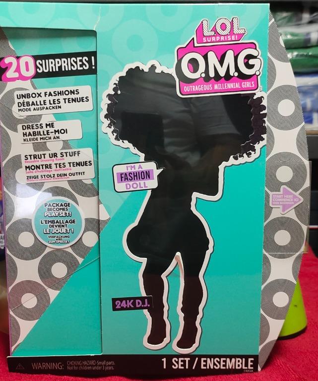 LOL Surprise OMG 24K D.J. Fashion Doll with 20 Surprises, Hobbies ...