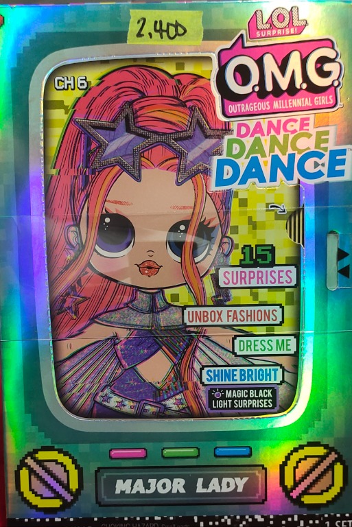 LOL Surprise OMG Dance Dance Dance Major Lady Fashion Doll With 15 ...