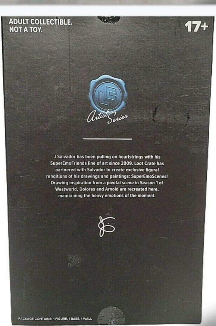 Lootcrate adult collectible Dolores and Arnold, Hobbies & Toys ...