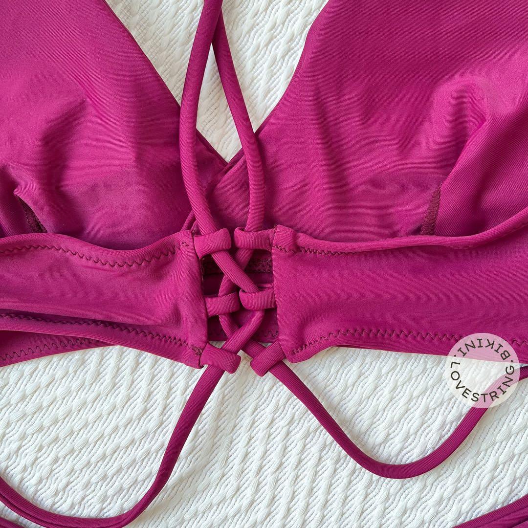 Lovestring Lace up back bikini, Women's Fashion, Swimwear, Bikinis ...