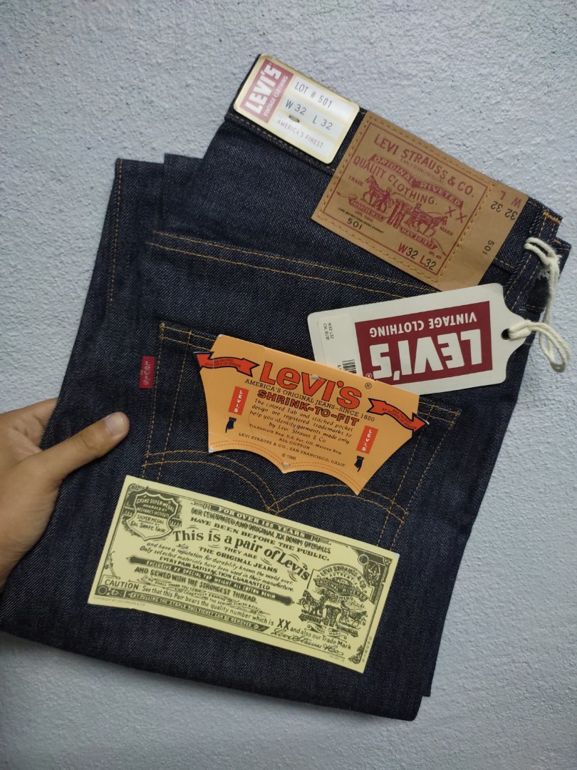 Levis LVC 501 1976 Selvedge, Men's Fashion, Activewear on Carousell