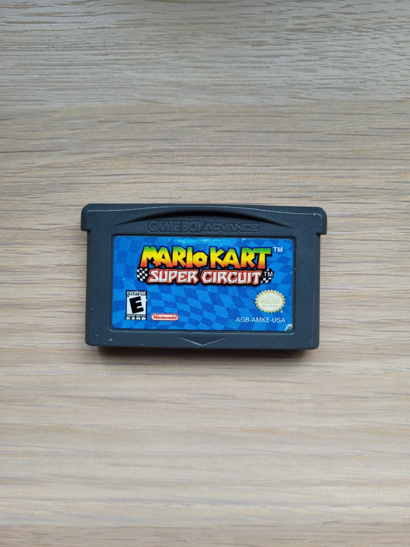Mario Kart Super Circuit Gameboy Advance Nintendo GBA Game Boy ...